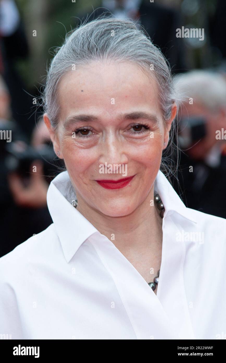 Delphine Ernotte attending the Opening Red Carpet and Jeanne du Barry ...