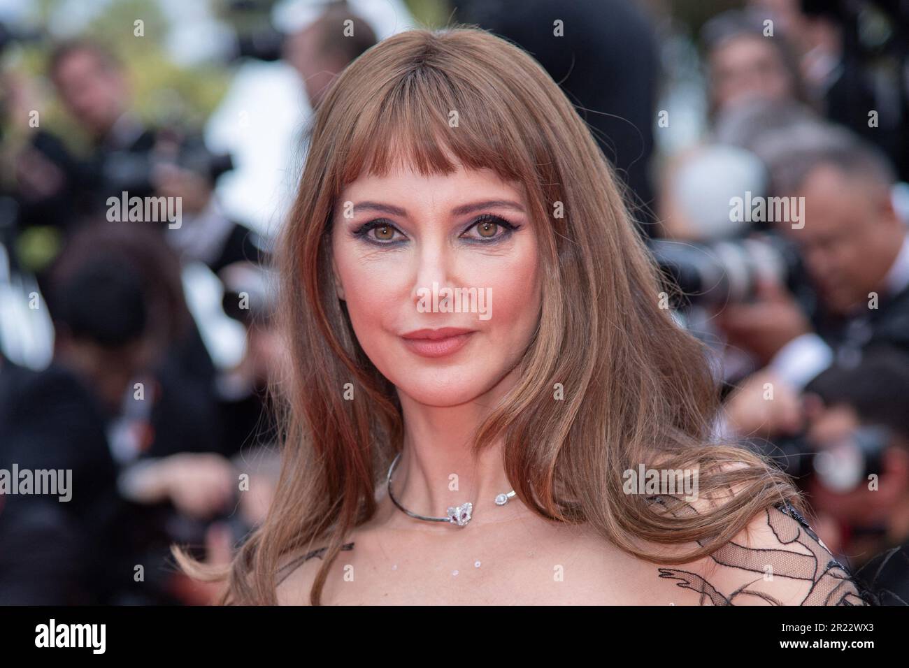 Frederique Bel attending the Opening Red Carpet and Jeanne du Barry ...