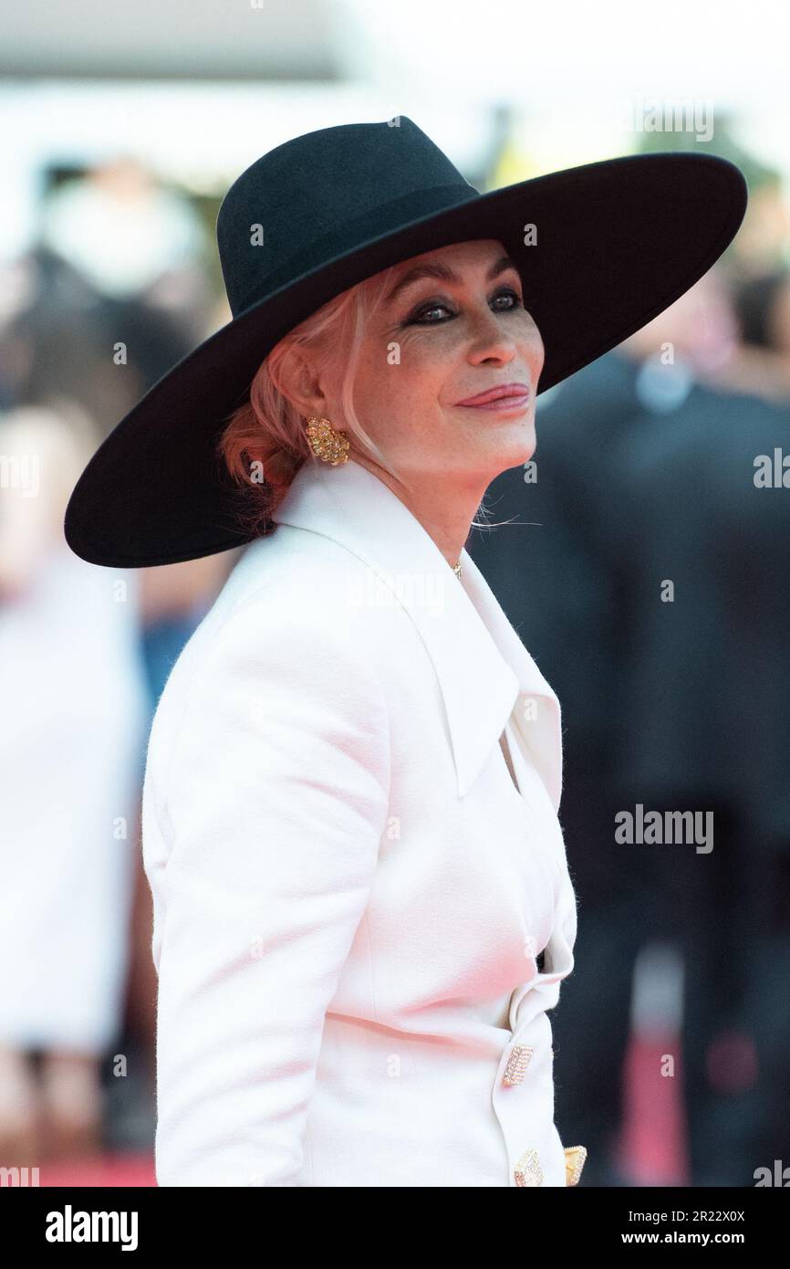 Emmanuelle Beart attending the Opening Red Carpet and Jeanne du Barry ...