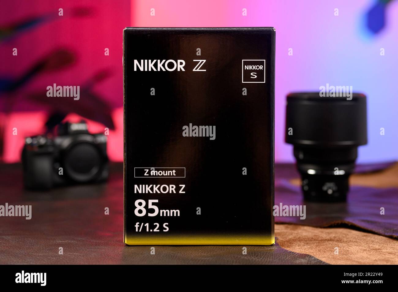 HCMC, Vietnam - Apr 2023. Nikon Nikkor z 85mm lens photos for editorial use only Stock Photo - Alamy