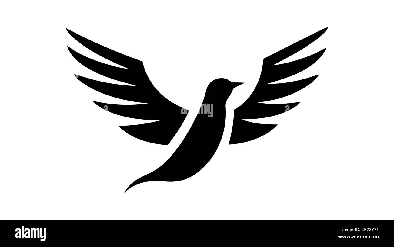 Flying Wings Bird Logo abstract design vector template. Vector ...