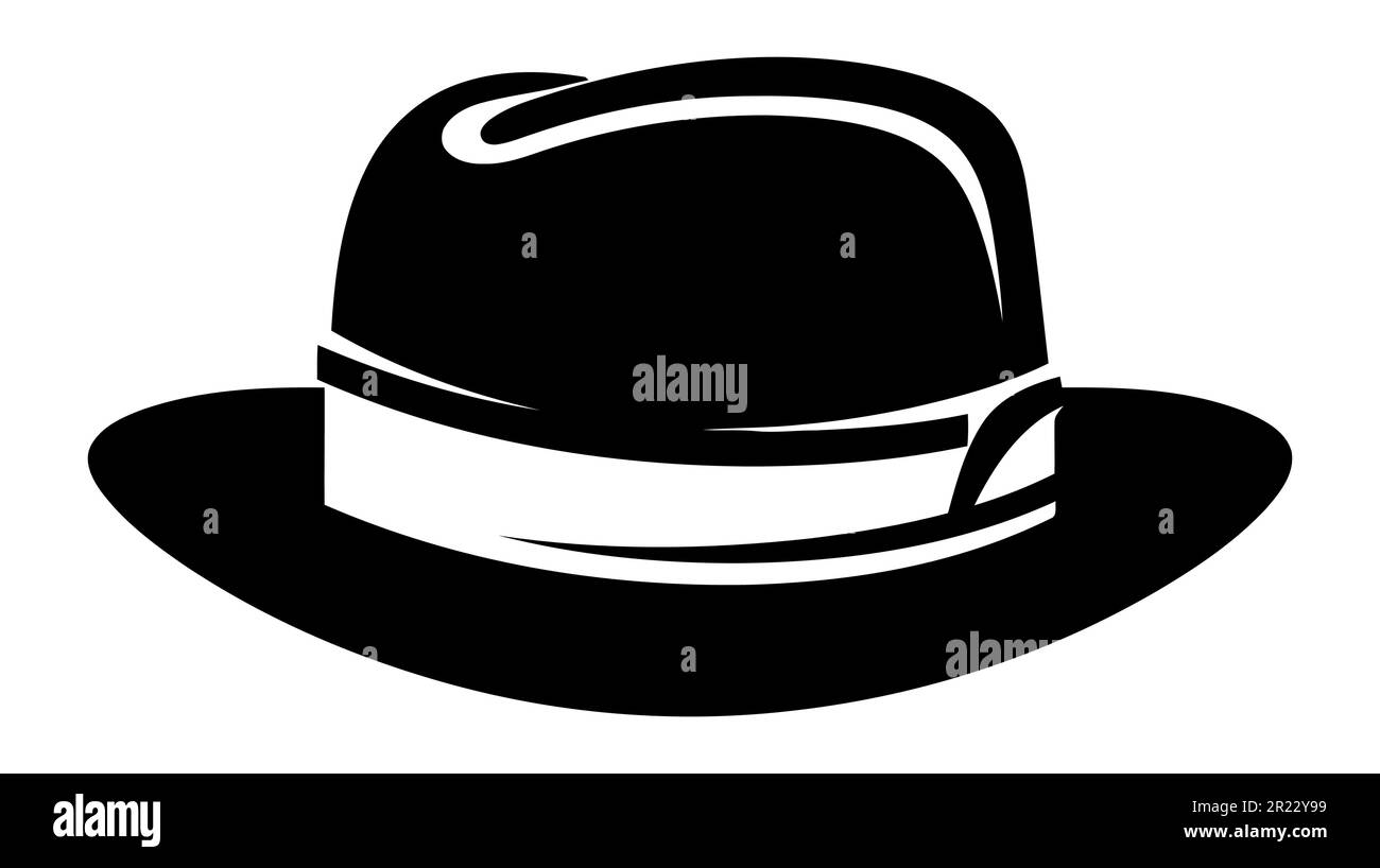 Vintage old hat. Male head cap. Old fashion clothes. Elegent hat ...