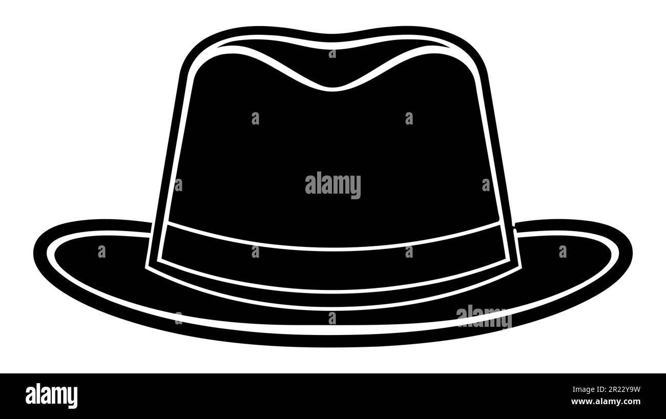 Vintage old hat. Male head cap. Old fashion clothes. Elegent hat ...