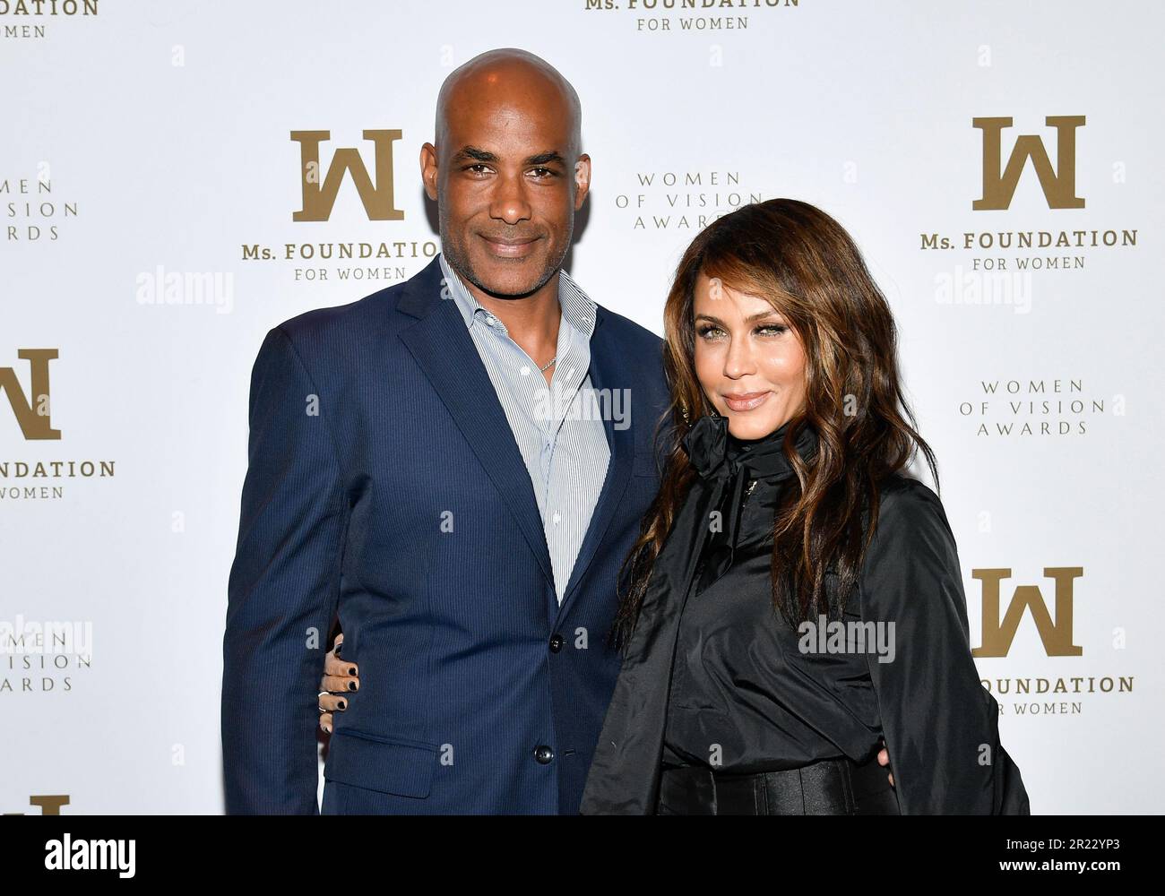 Boris Kodjoe, left, and Nicole Ari Parker attend the Ms. Foundation's ...