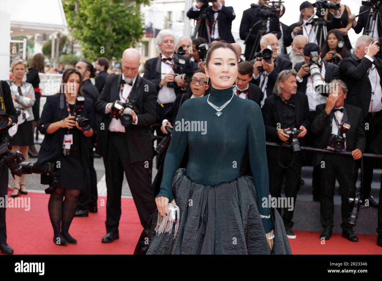 Cannes, France. 16th May, 2023. Gong Li walk the first red carpet of ...