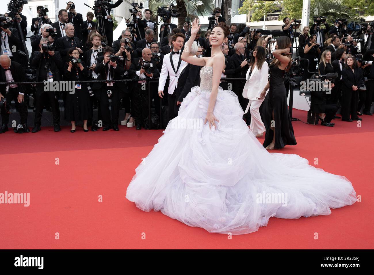 Cannes, France. 17th May, 2023. Qian Hui attends the screening of ...