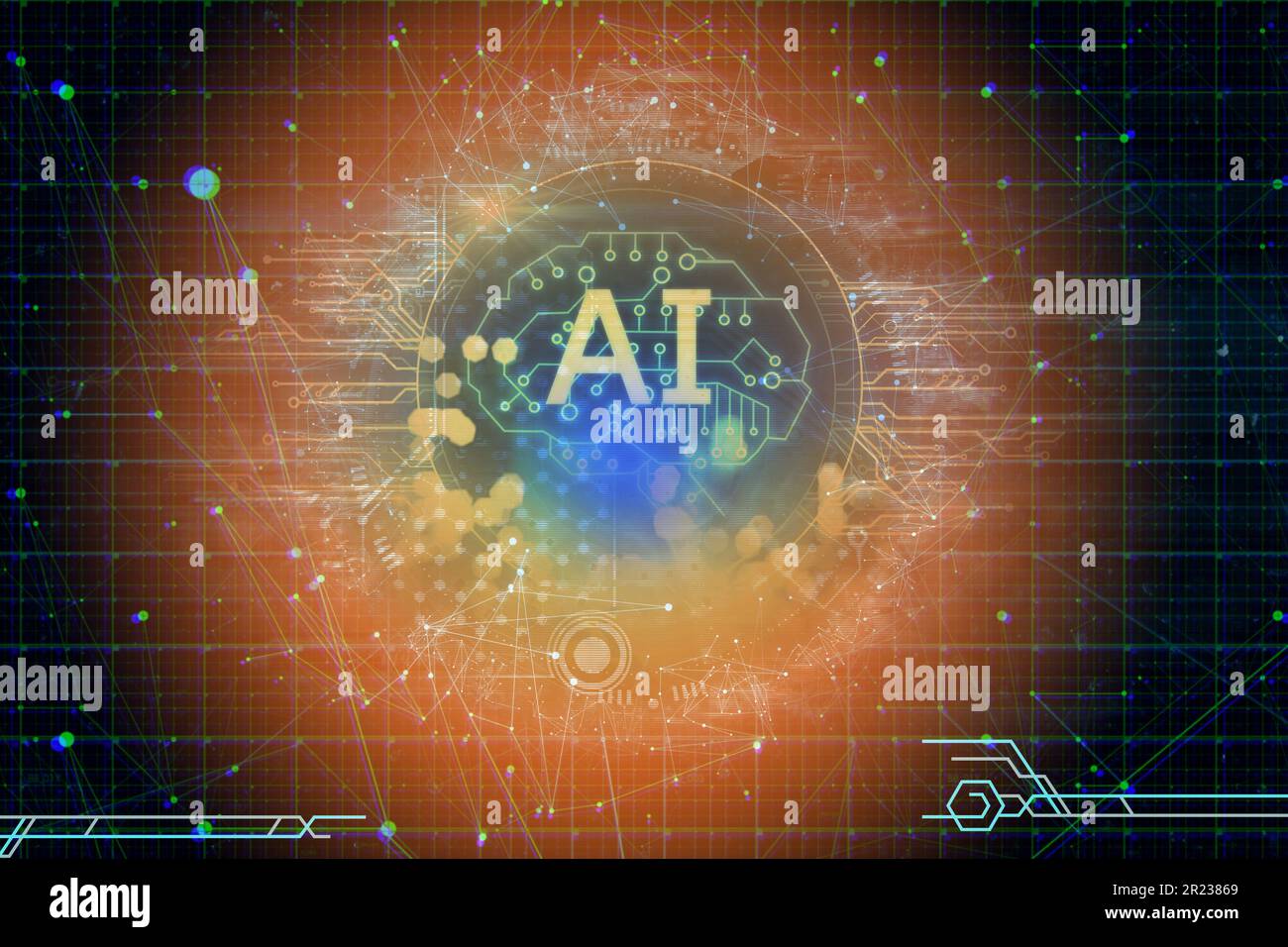 human create AI brain intelligent ai technology digital graphic design ...