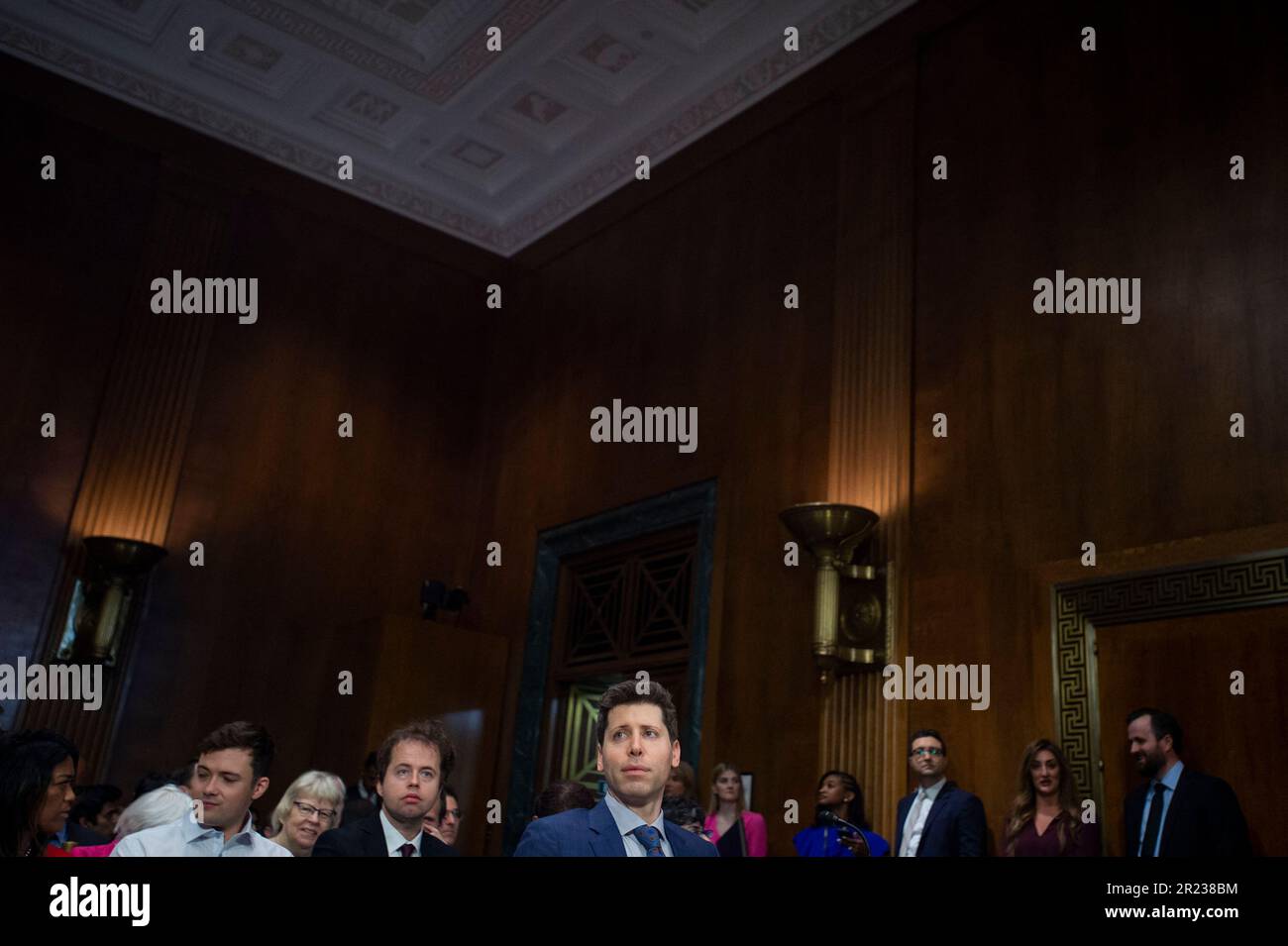 Washington, US, 16/05/2023, Samuel Altman, CEO, OpenAI, takes his seat ...