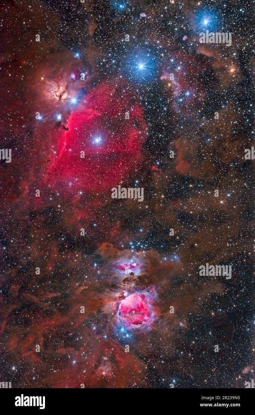 Orion molecular cloud complex Stock Photo - Alamy