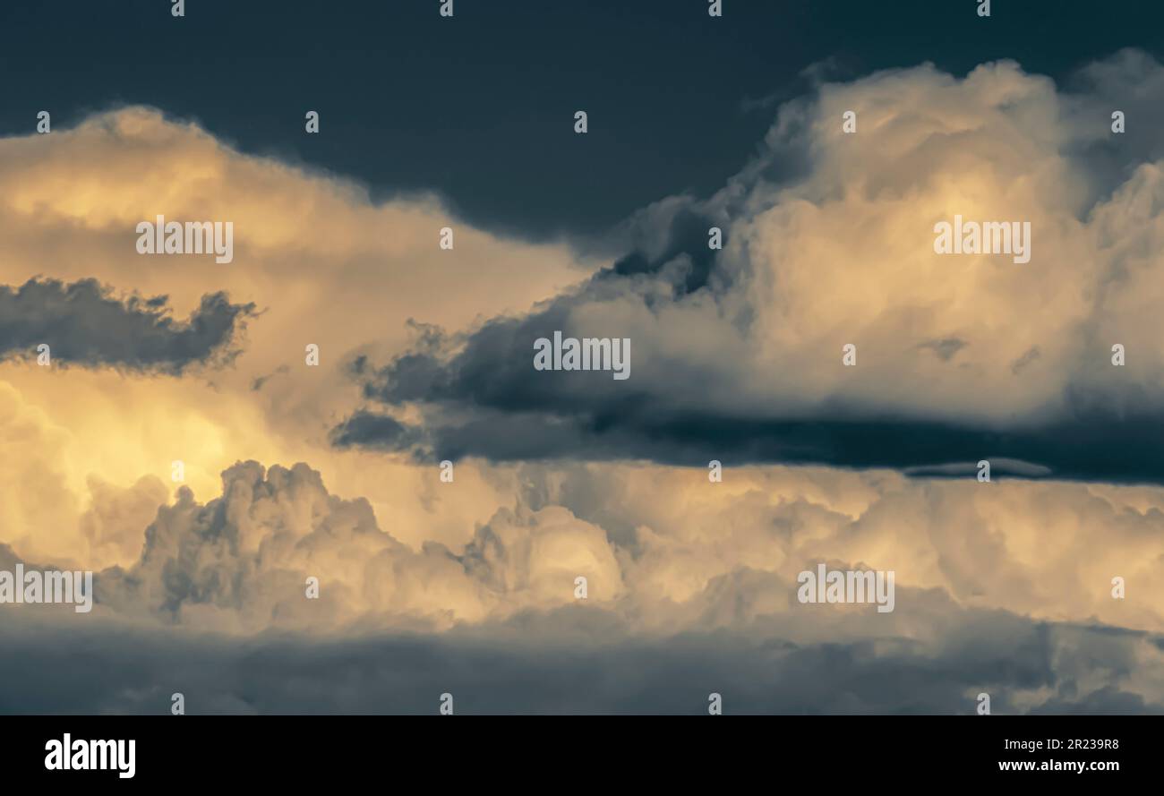 Clouds, infrared image Stock Photo - Alamy