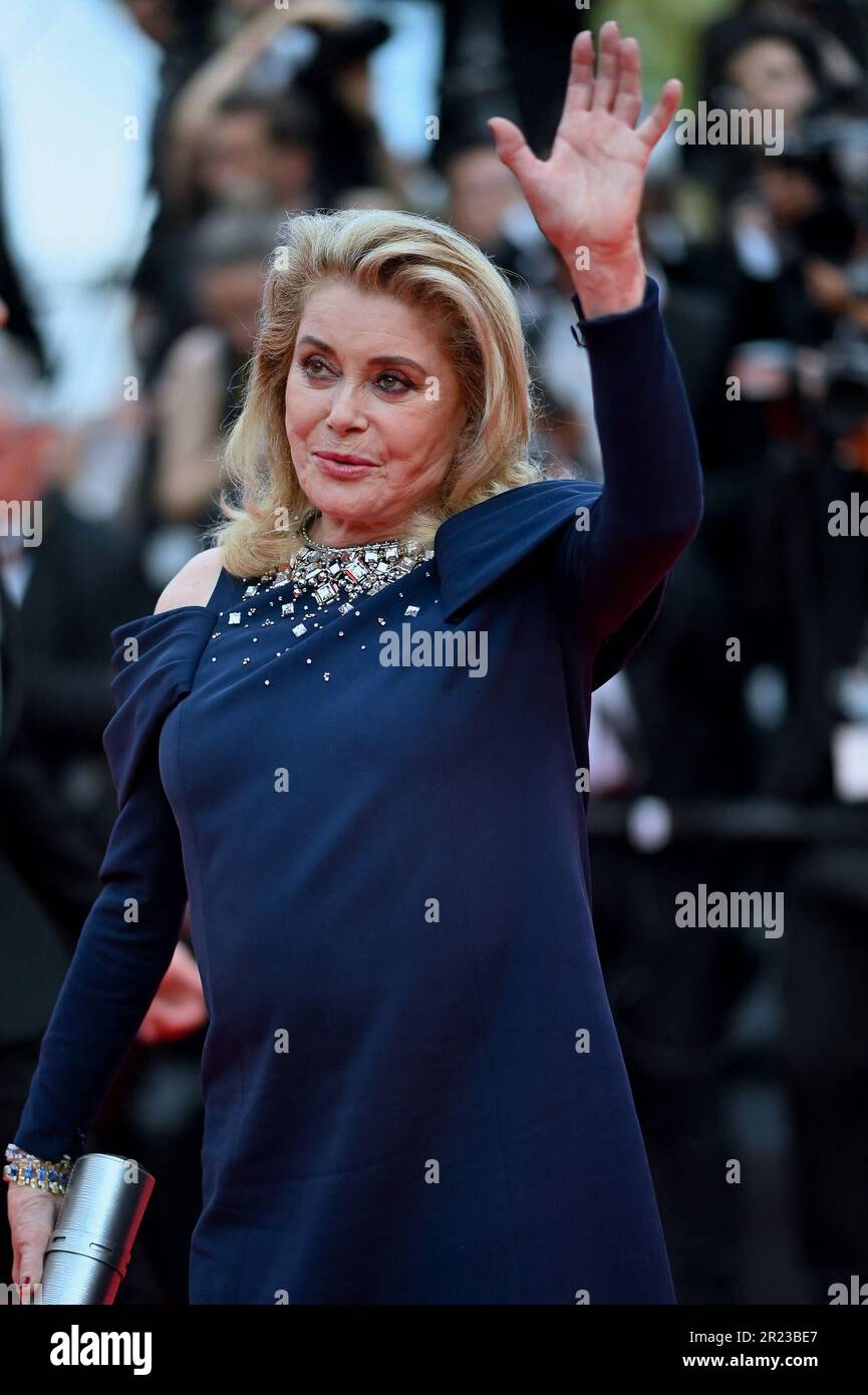 Catherine Deneuve attend the Jeanne du Barry Screening opening ceremony ...