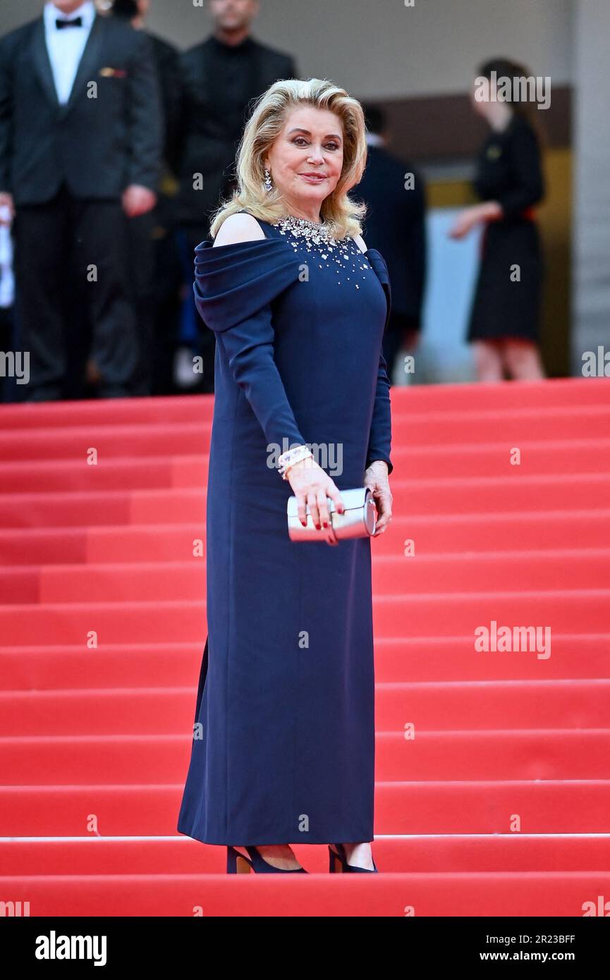 Catherine Deneuve attend the Jeanne du Barry Screening opening ceremony ...