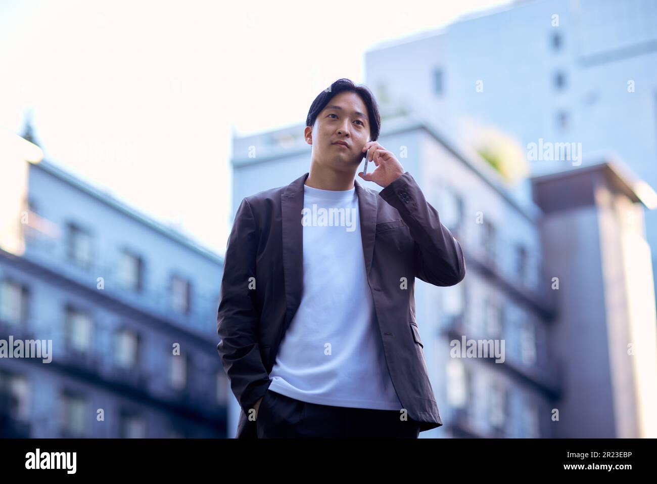 Japanese man portrait in downtown Tokyo Stock Photo - Alamy