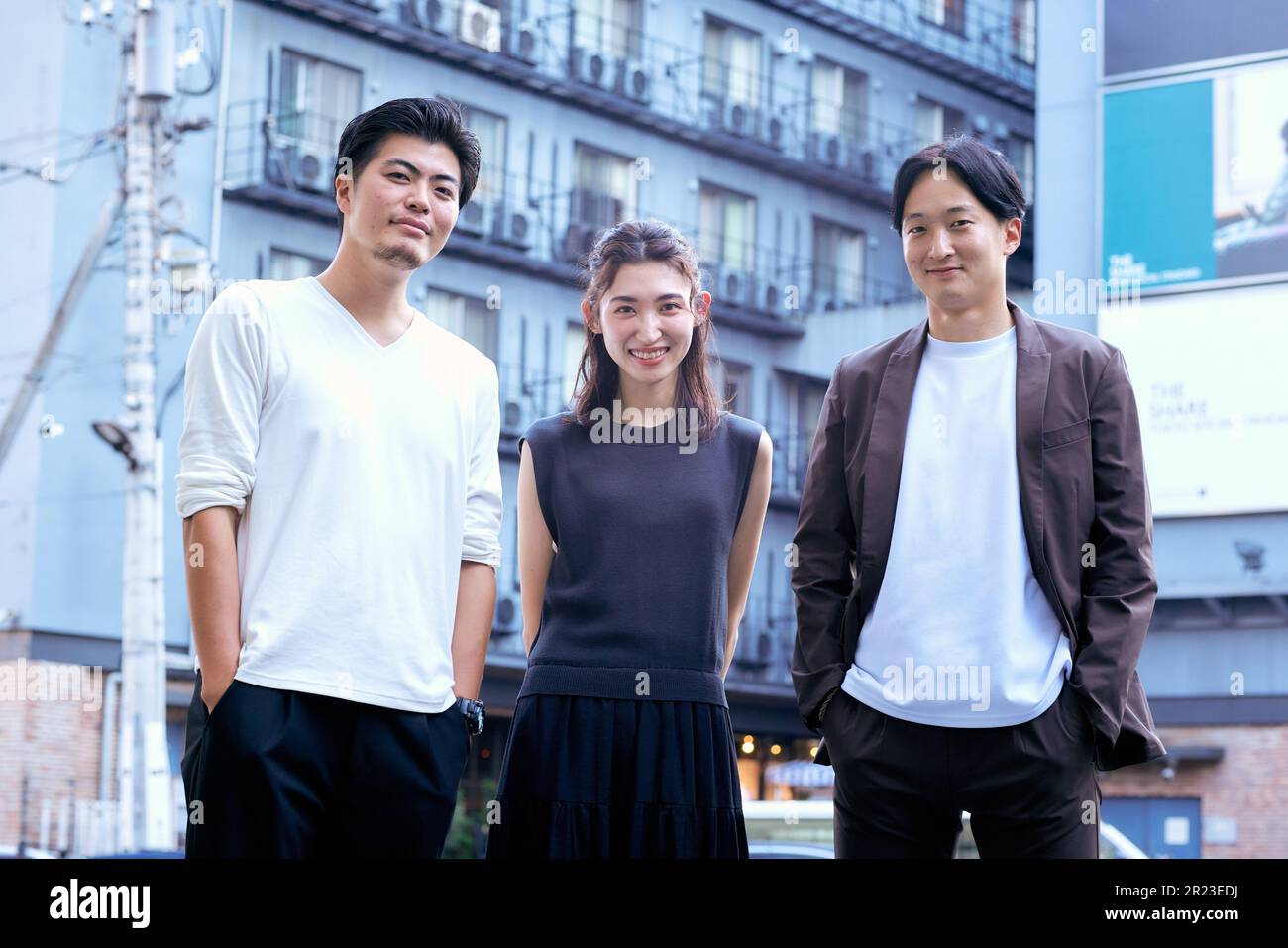 Japanese people portrait in downtown Tokyo Stock Photo - Alamy