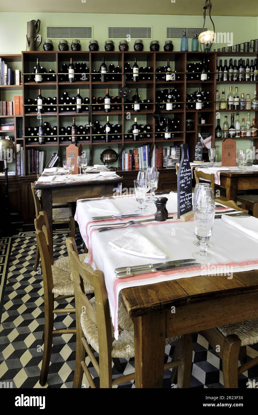 FRANCE, VAL D'OISE (95) AUVERS-SUR-OISE, AUBERGE RAVOUX RESTAURANT ...