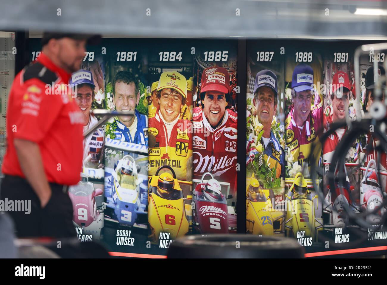 Indianapolis, United States. 16th May, 2023. Photos of past winners of ...