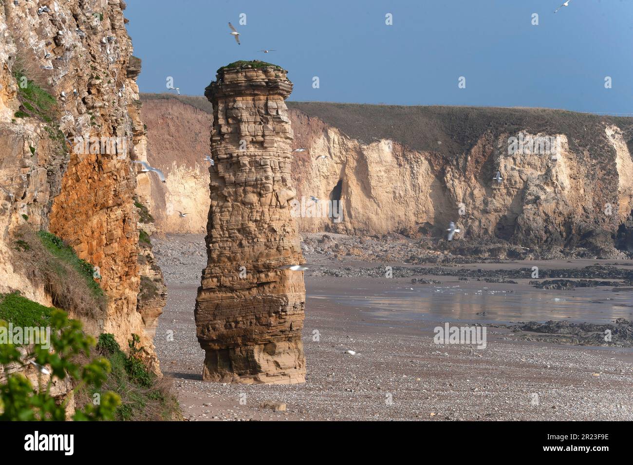 Lots wife stack / Marsden bay / The Leas, South Shields Stock Photo - Alamy