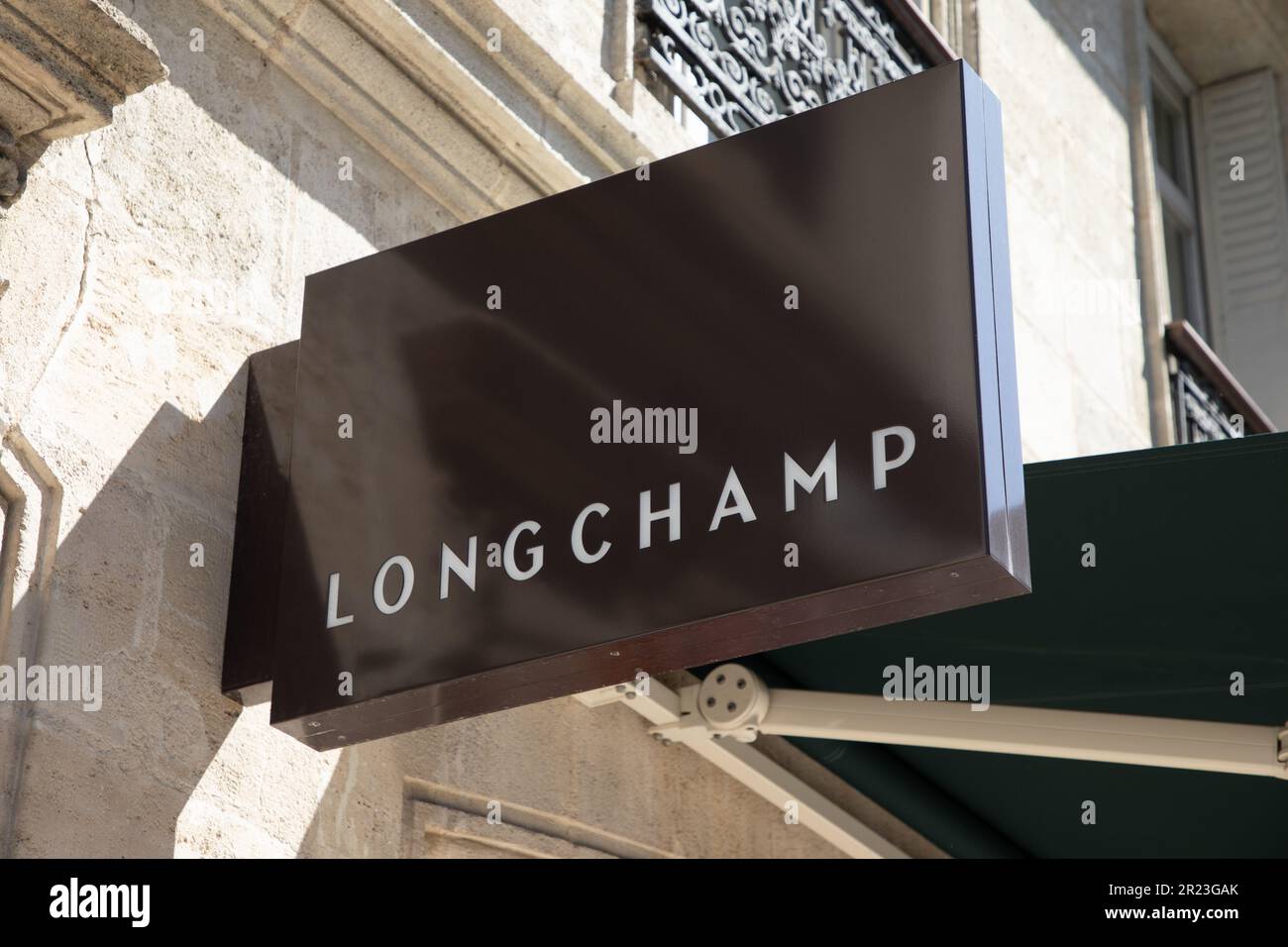 Bordeaux , Aquitaine France - 05 15 2023 : longchamp sign text and logo ...