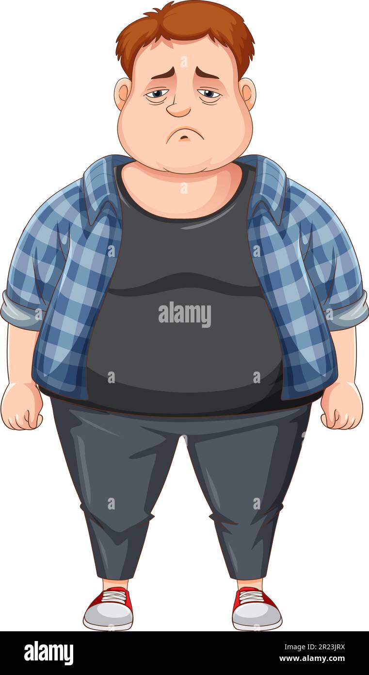 Unhappy Person Cartoon