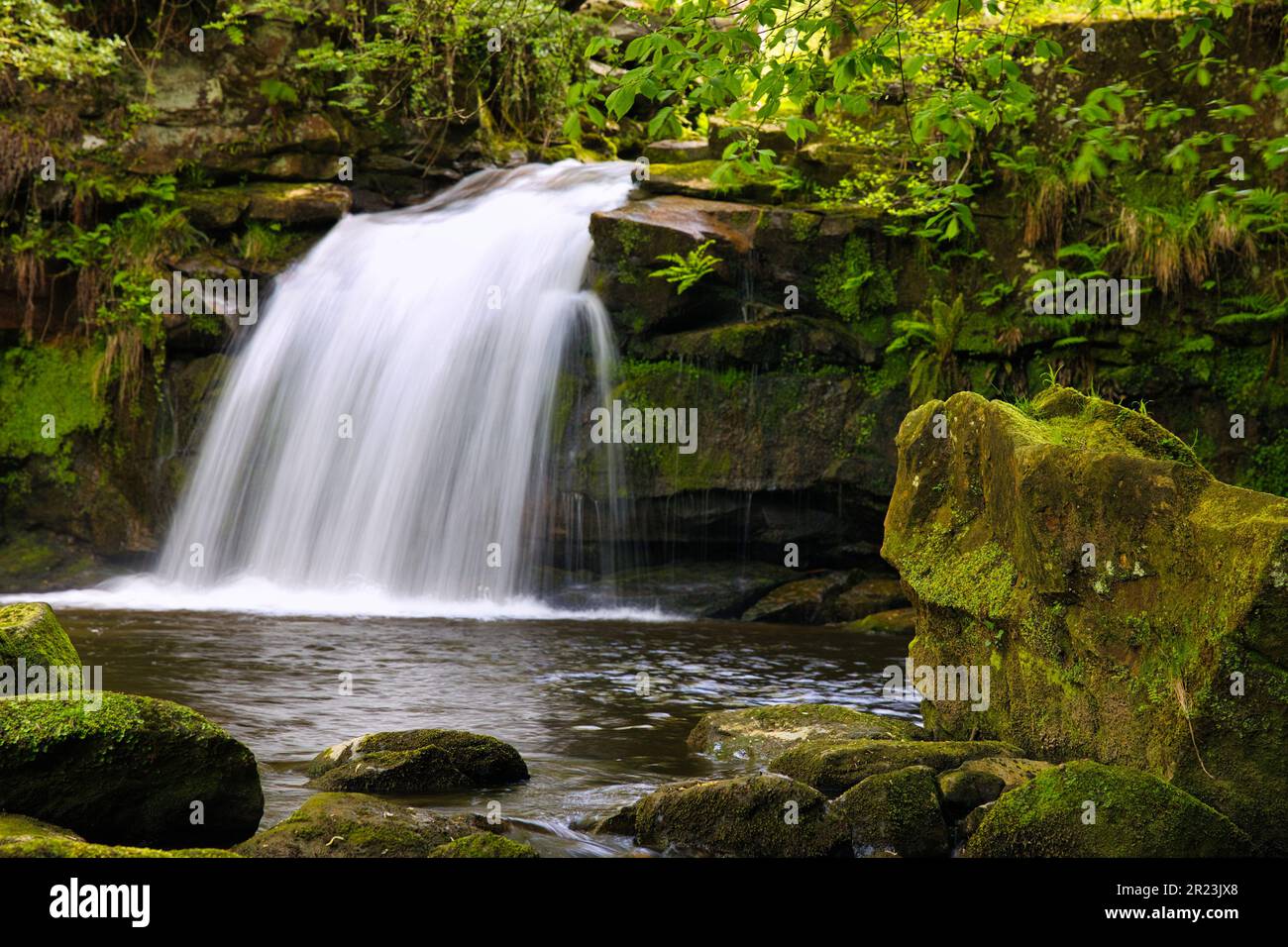 Thomason Foss Waterfall Stock Photo - Alamy