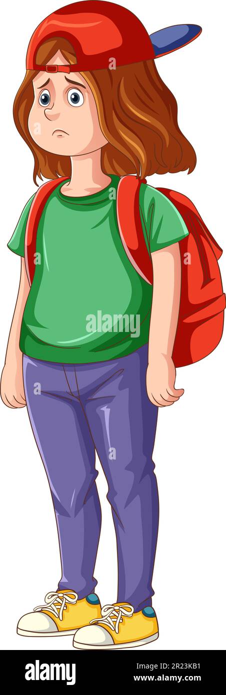 Disappointed Cartoon Girl Disappointed Cartoon Girl