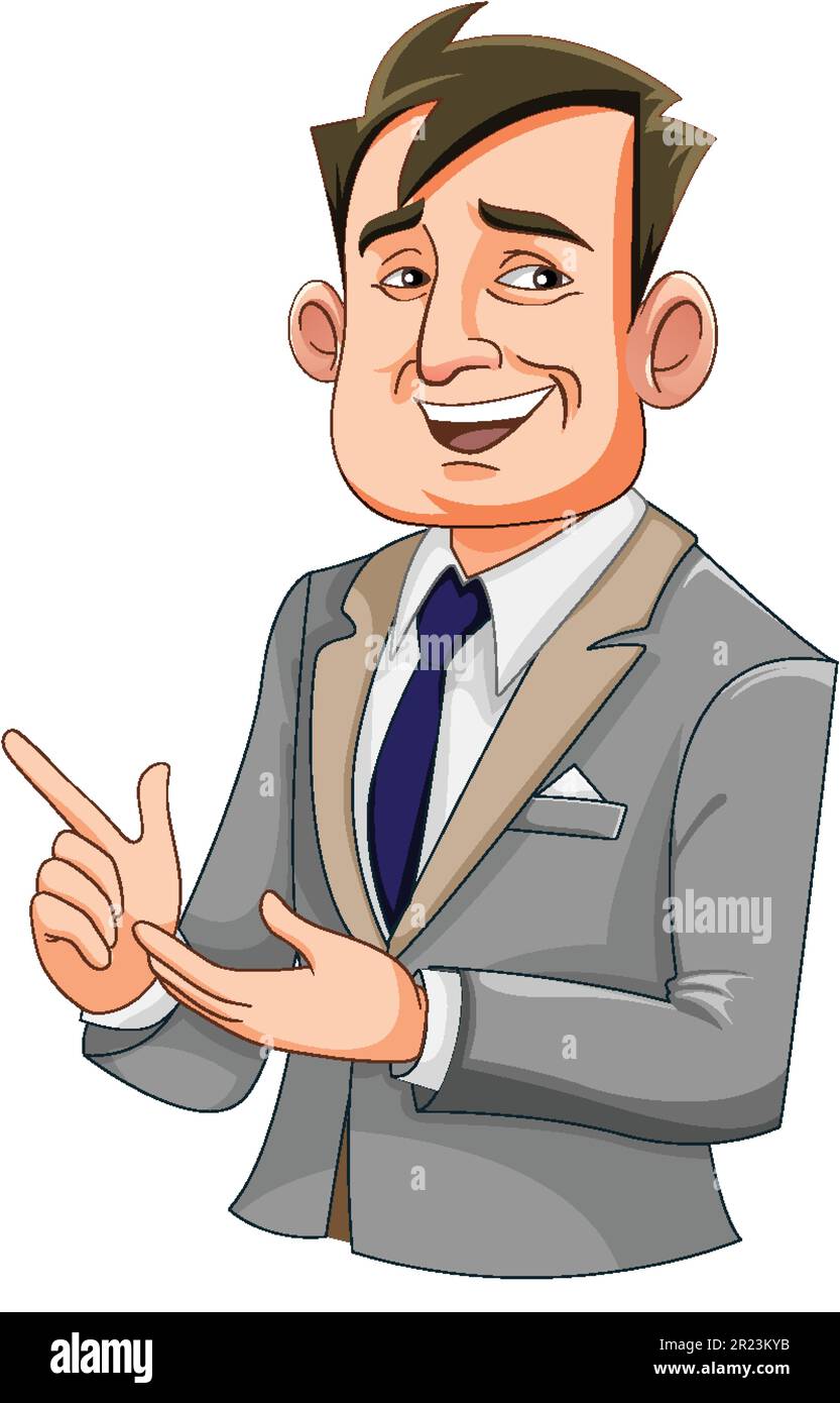 Business man cartoon character illustration Stock Vector Image & Art ...