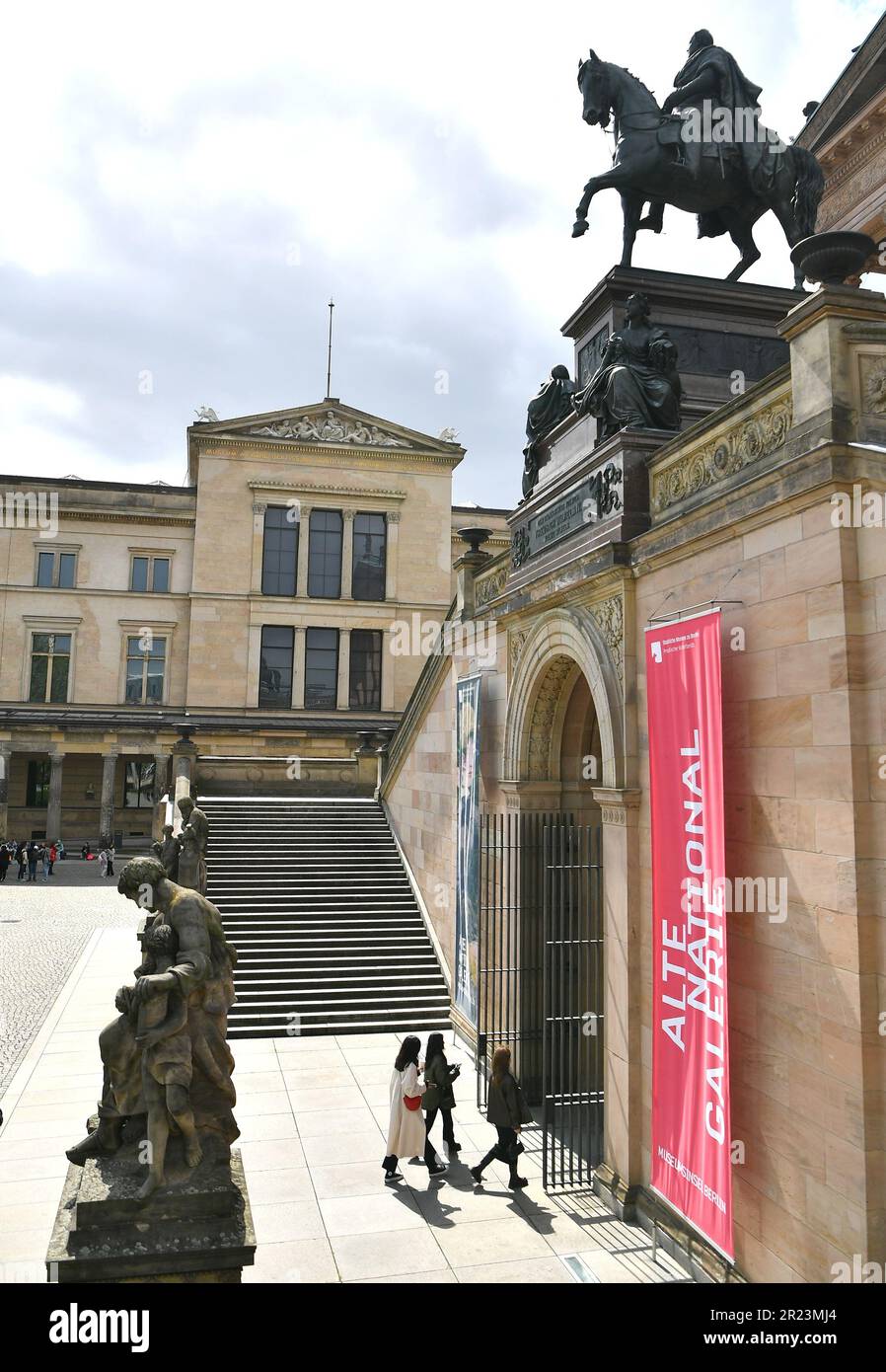 Berlin, Germany. 16th May, 2023. Visitors walk in the Alte ...