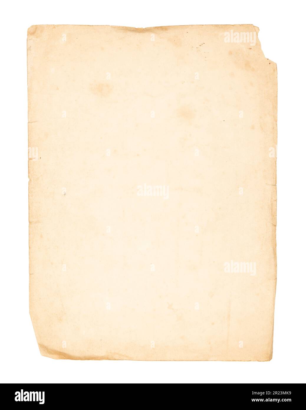 Old paper texture isolated on a white background Stock Photo - Alamy