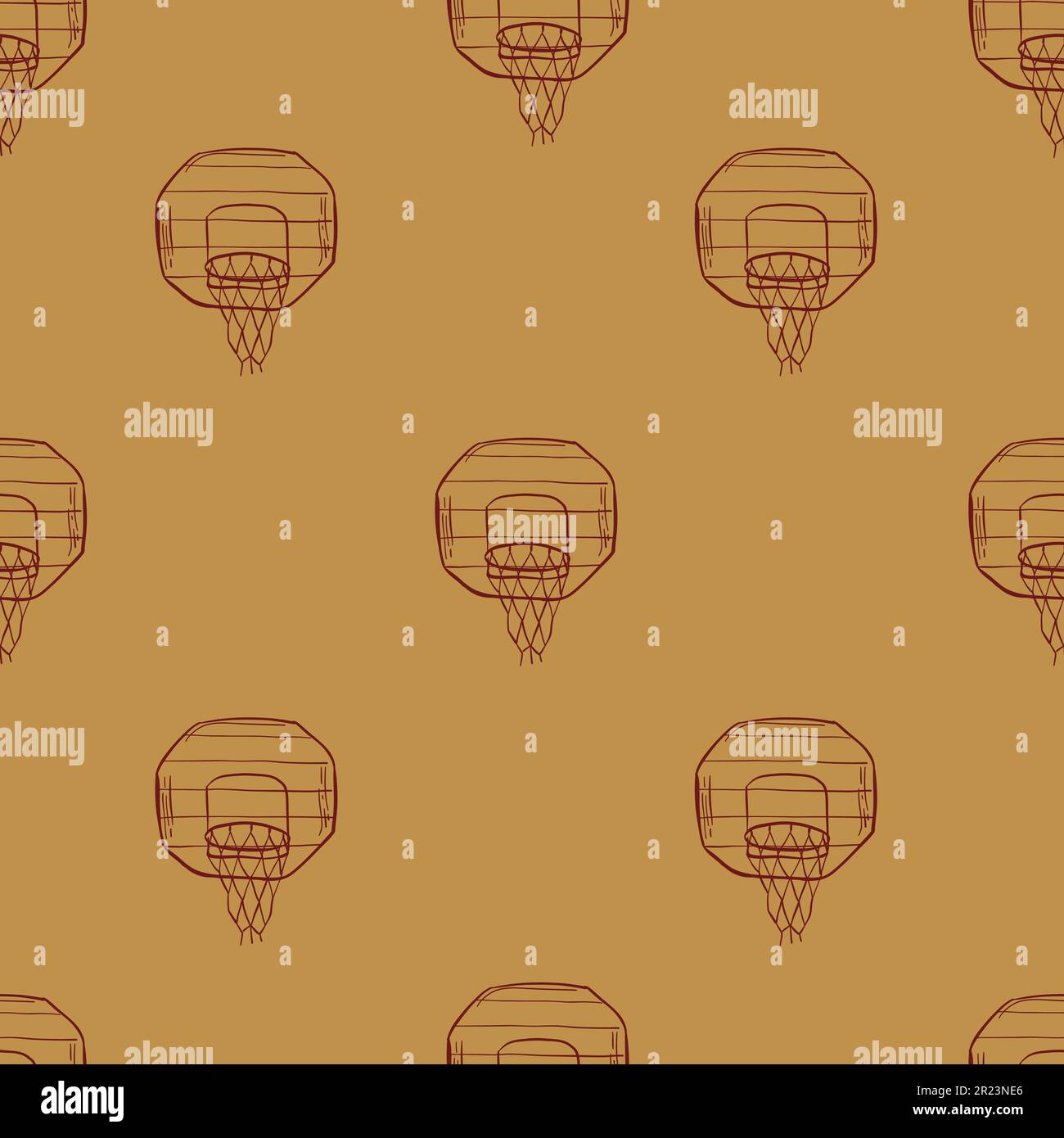 Seamless pattern on the sports theme Stock Vector Images - Alamy