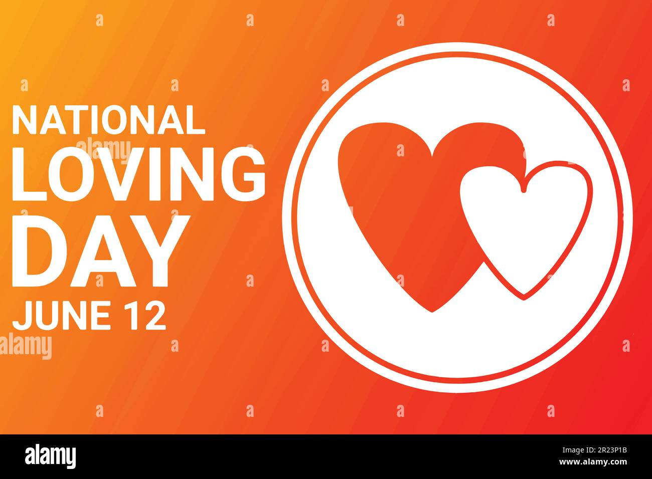 National Loving Day. June 12. Vector illustration. Suitable for ...