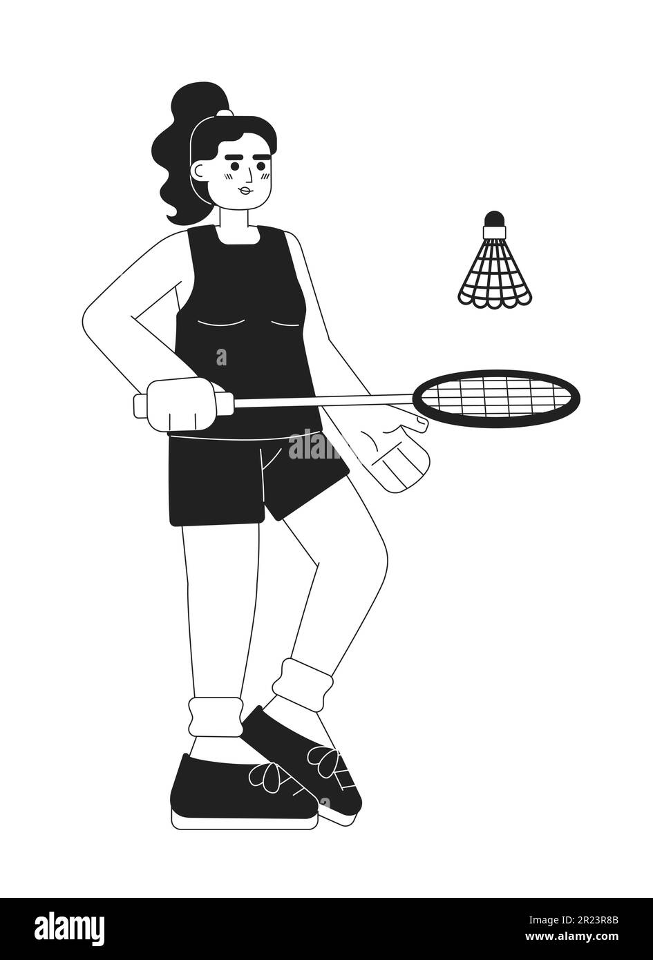 Badminton shuttlecock drawing hi-res stock photography and images - Alamy