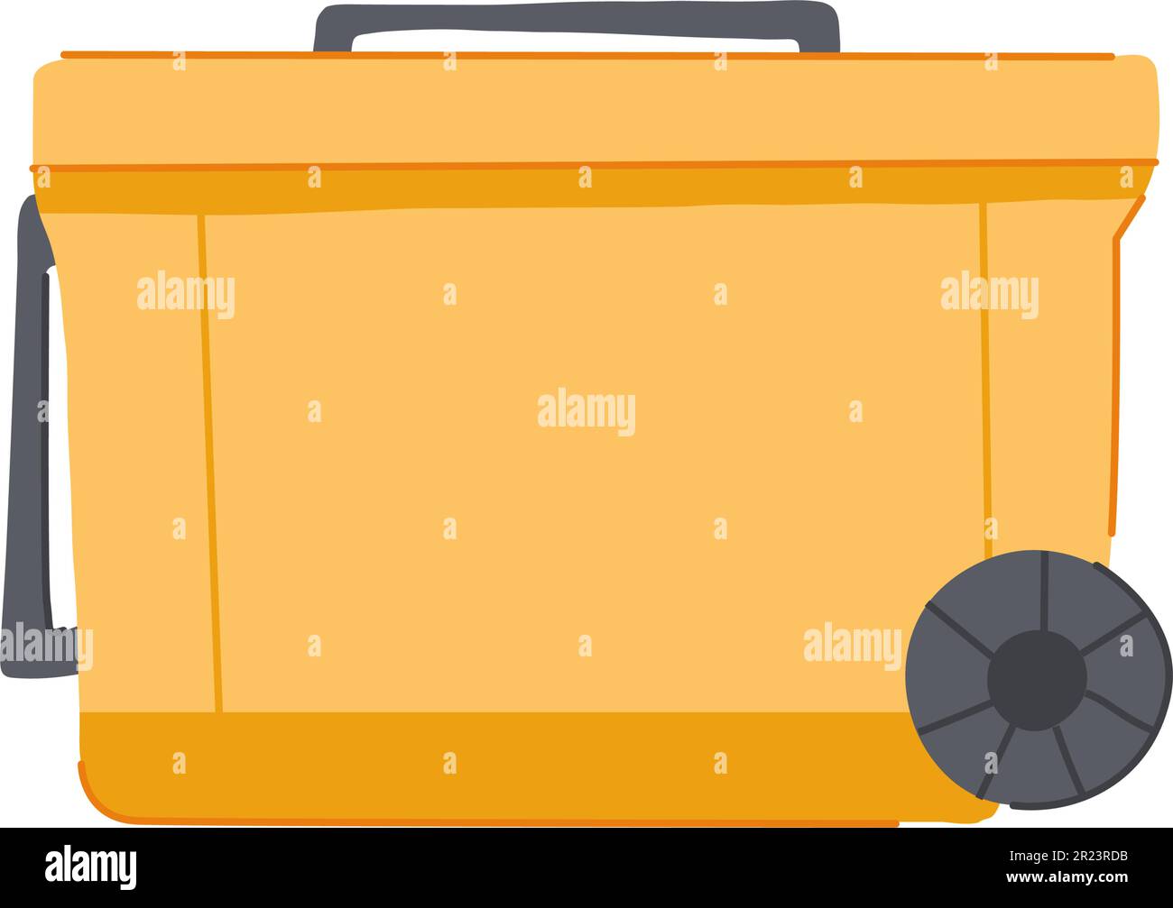 camping cooler box cartoon vector illustration Stock Vector Image & Art ...