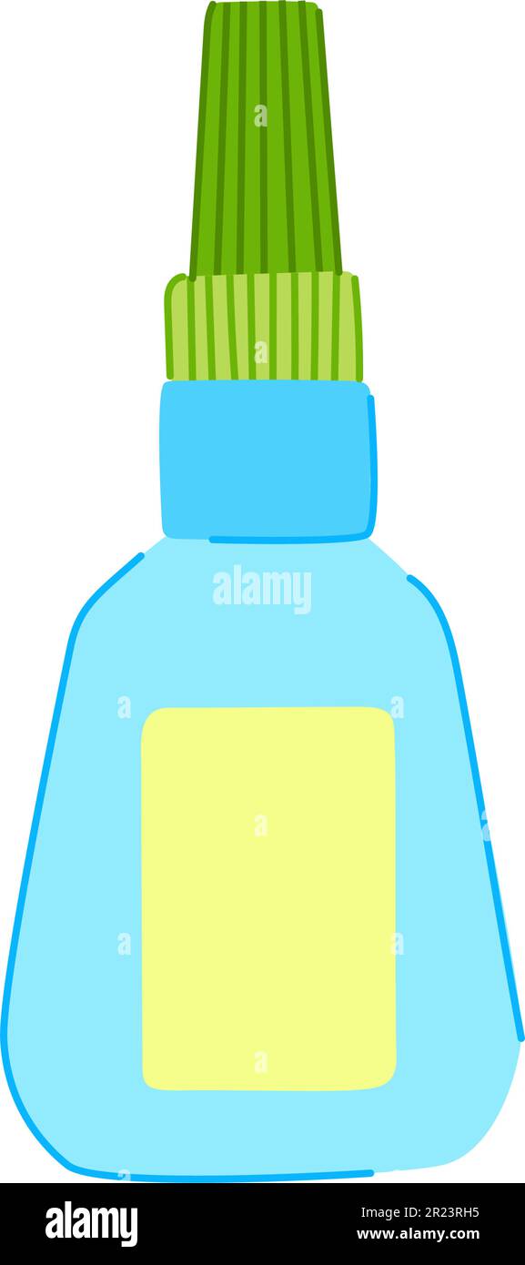 repair glue bottle cartoon vector illustration Stock Vector Image & Art ...