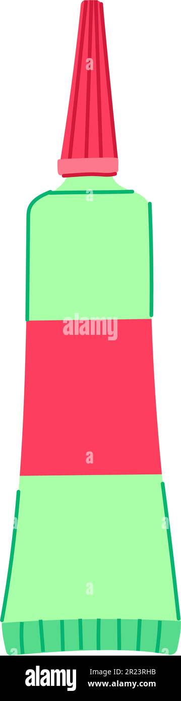 sticky glue bottle cartoon vector illustration Stock Vector Image & Art ...