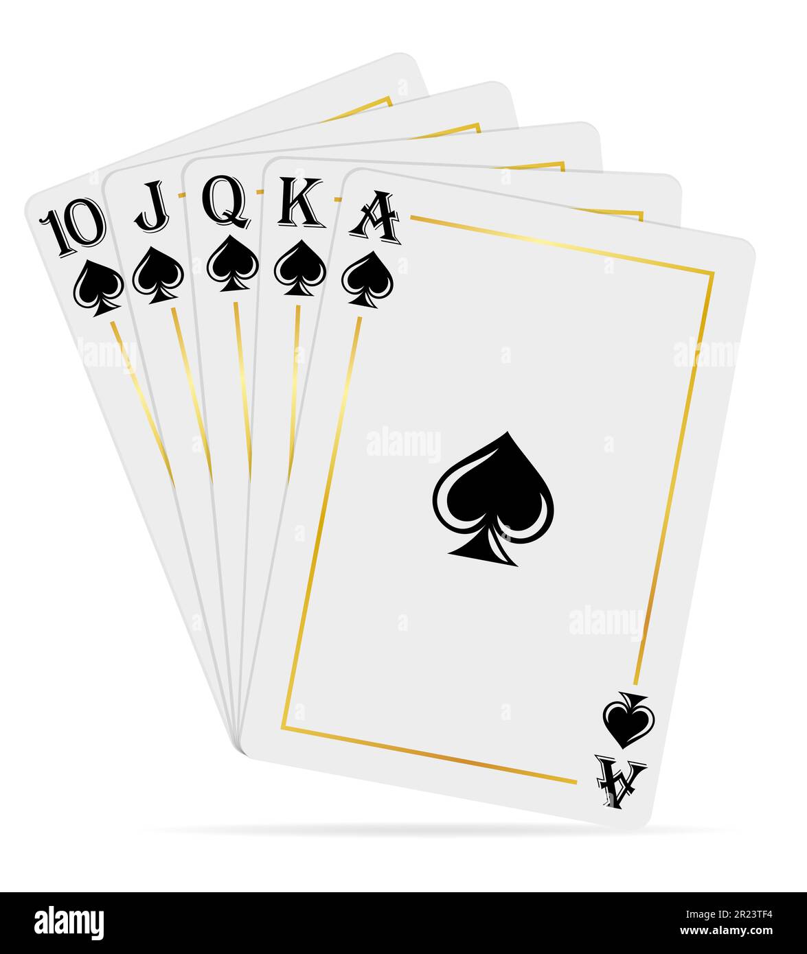 casino cards for gambling vector illustration isolated on white ...