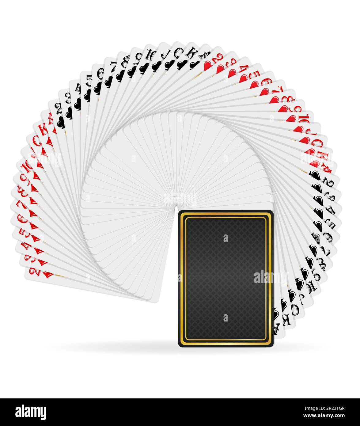casino cards for gambling vector illustration isolated on white ...