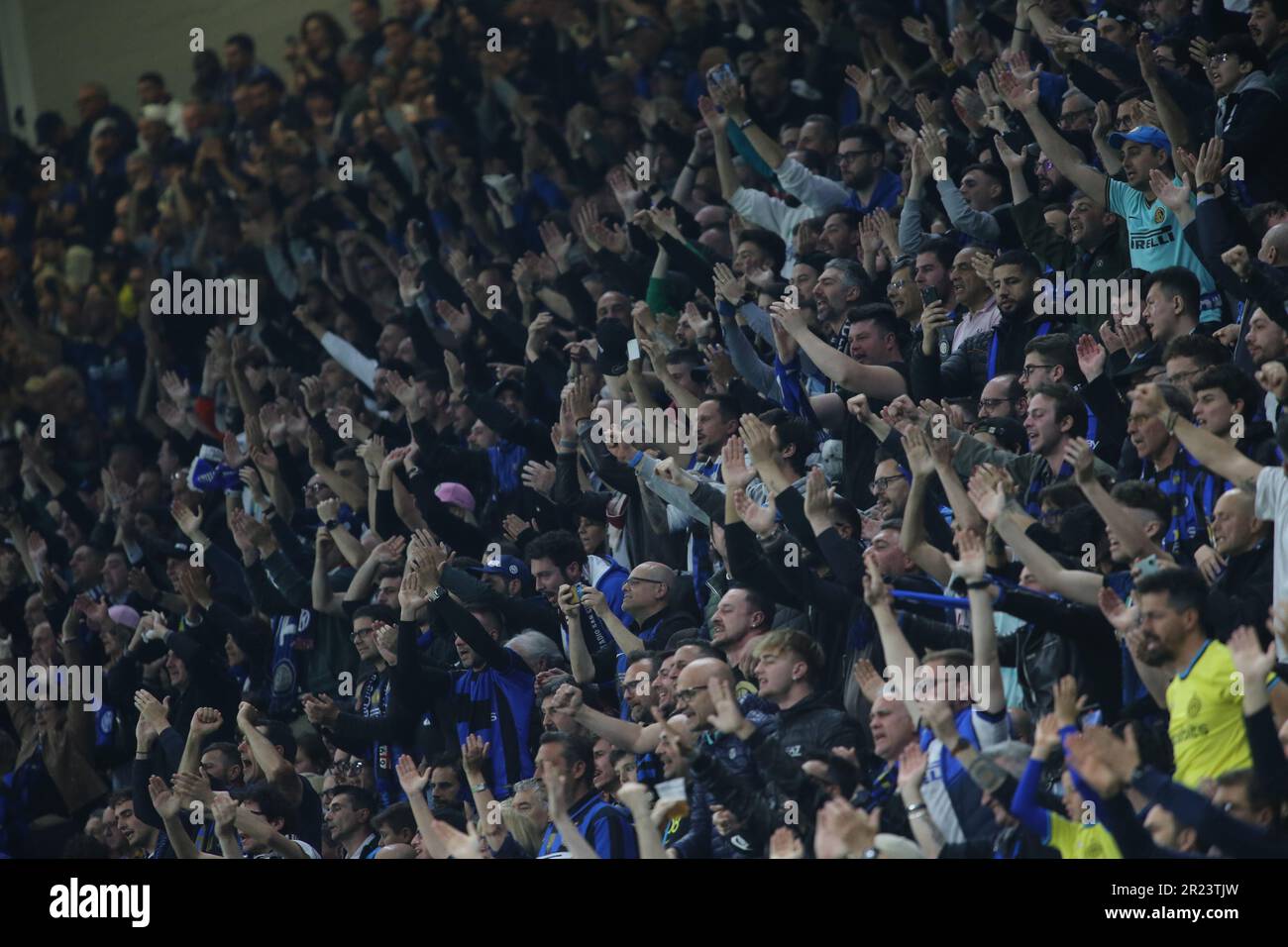 IntercFc fans during the Uefa Champions League Semi-Finals second leg ...