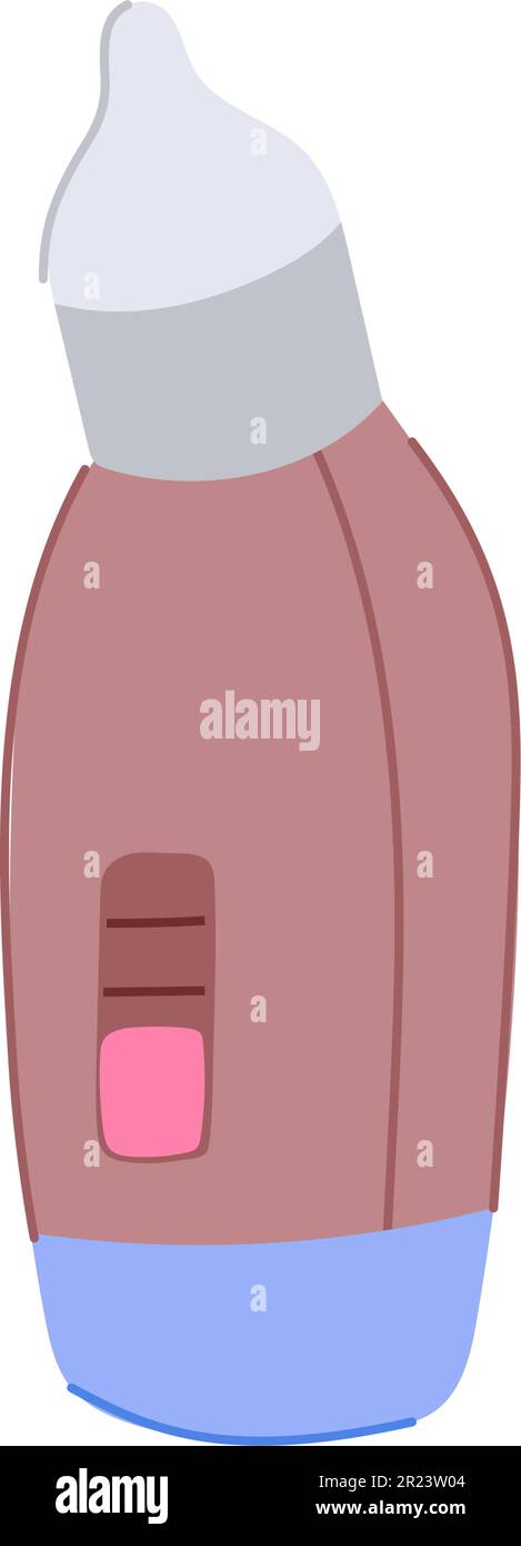 suction nasal aspirator cartoon vector illustration Stock Vector Image ...