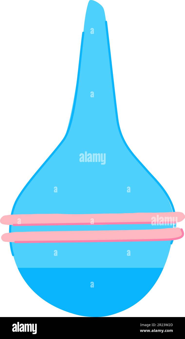 flu nasal aspirator cartoon vector illustration Stock Vector Image ...