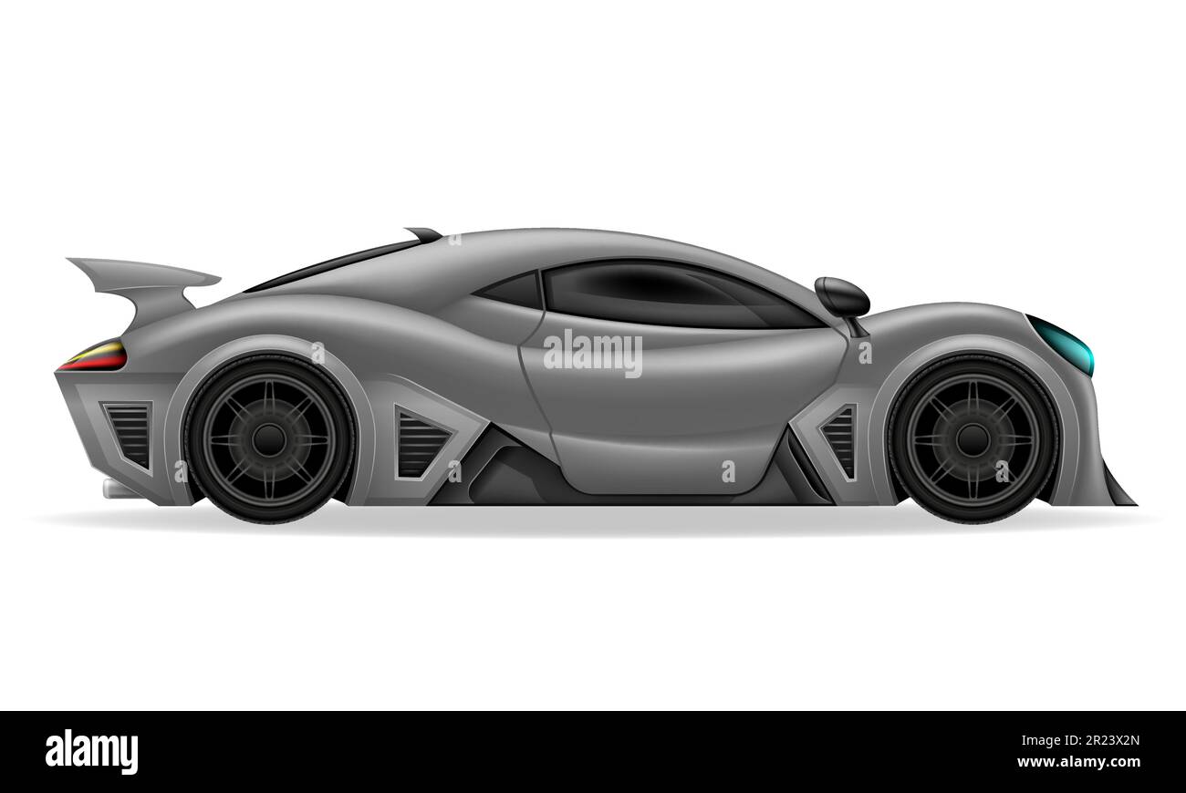 sport hyper super car vector illustration isolated on white background ...