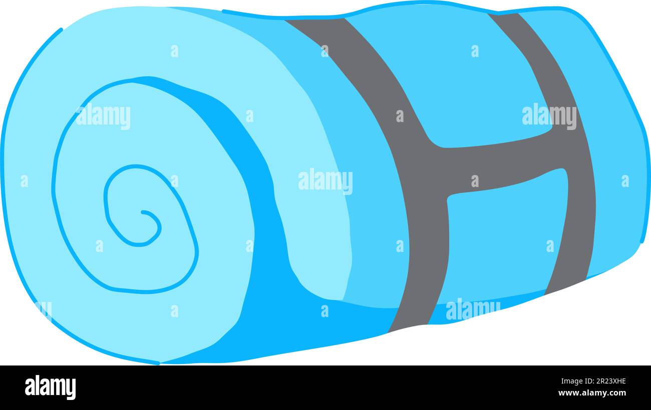 outdoor sleeping pad cartoon vector illustration Stock Vector Image ...