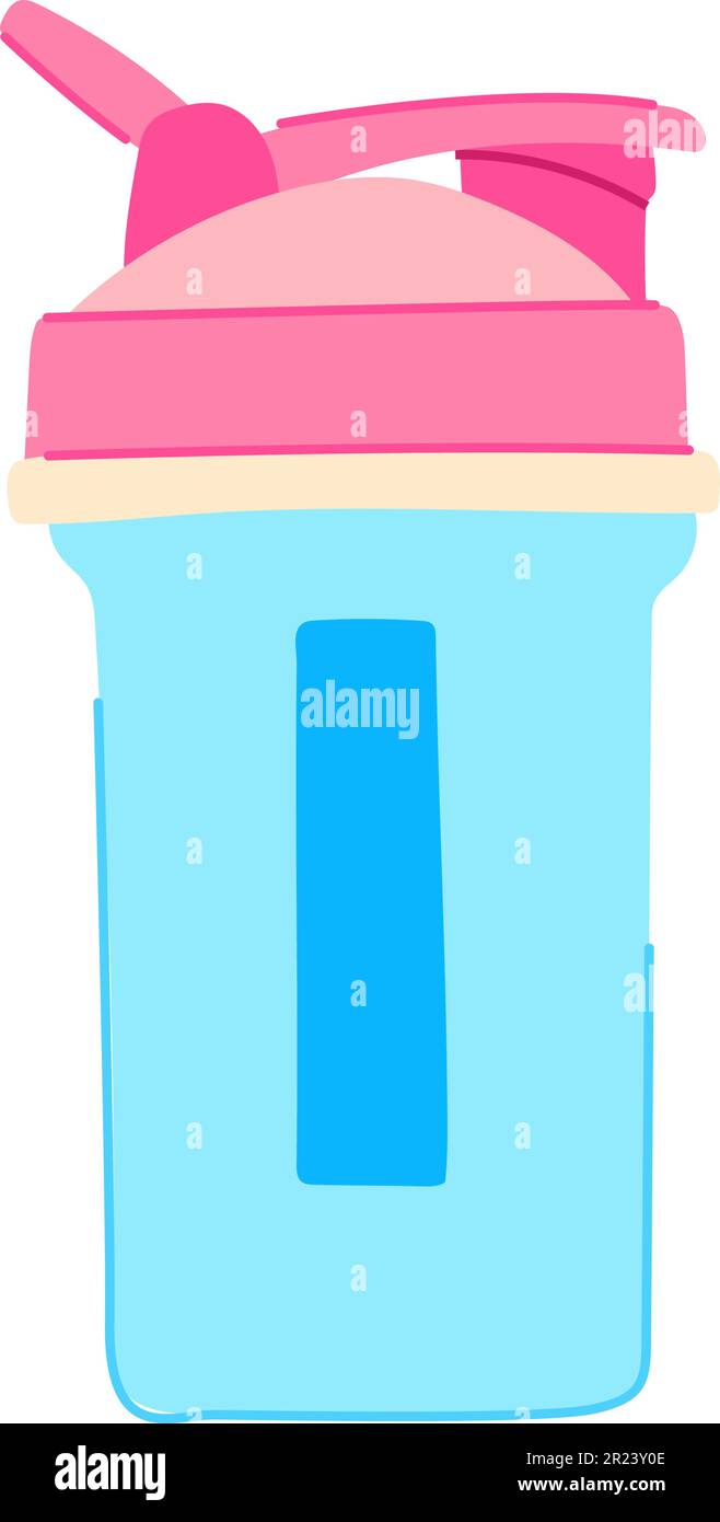 gym protein shaker cartoon vector illustration Stock Vector Image & Art ...