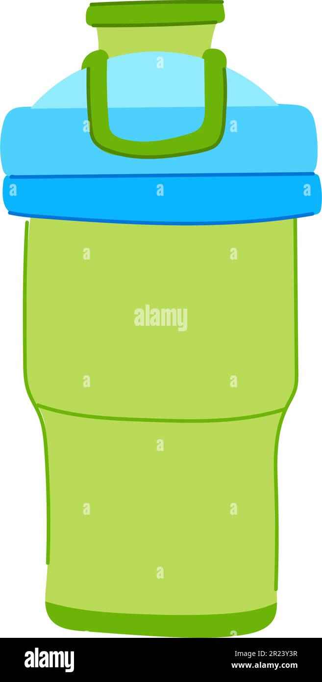 drink protein shaker cartoon vector illustration Stock Vector Image ...