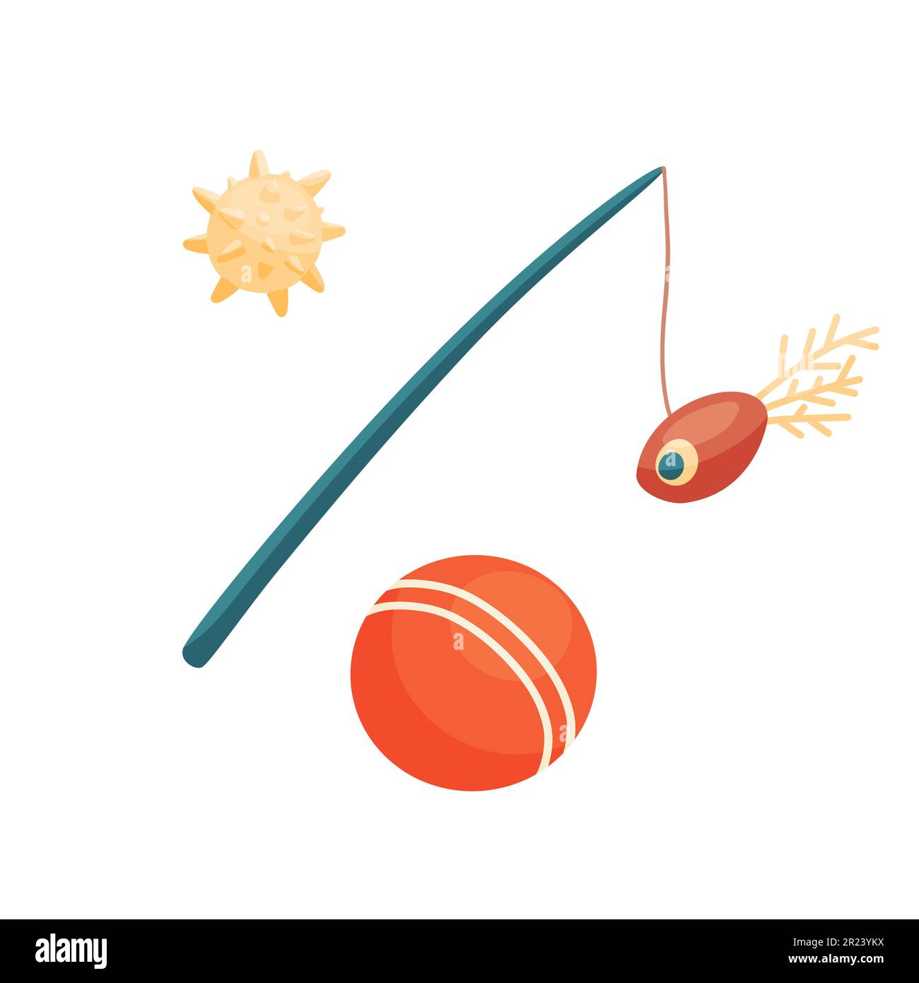 Pet toys. Vector hand drawn elements set Stock Vector Image & Art - Alamy