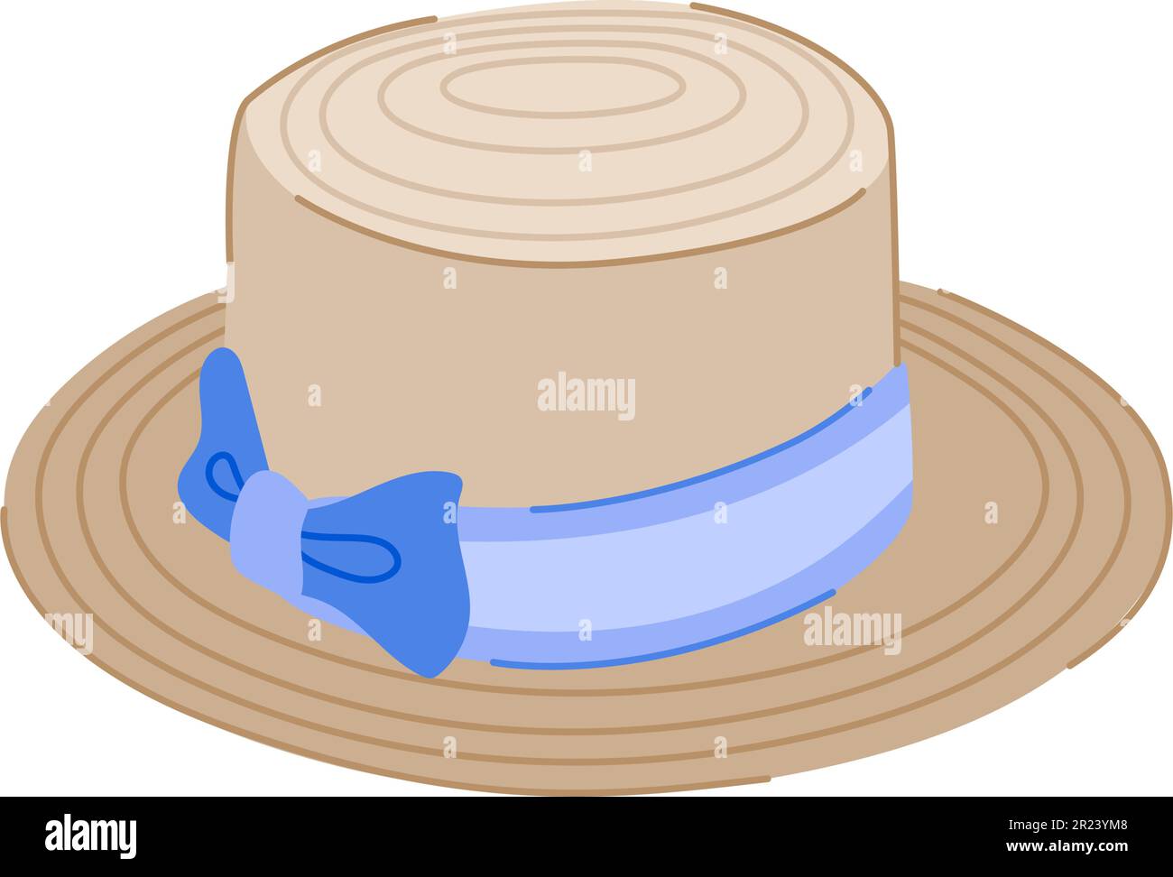 clothing straw hat cartoon vector illustration Stock Vector Image & Art ...