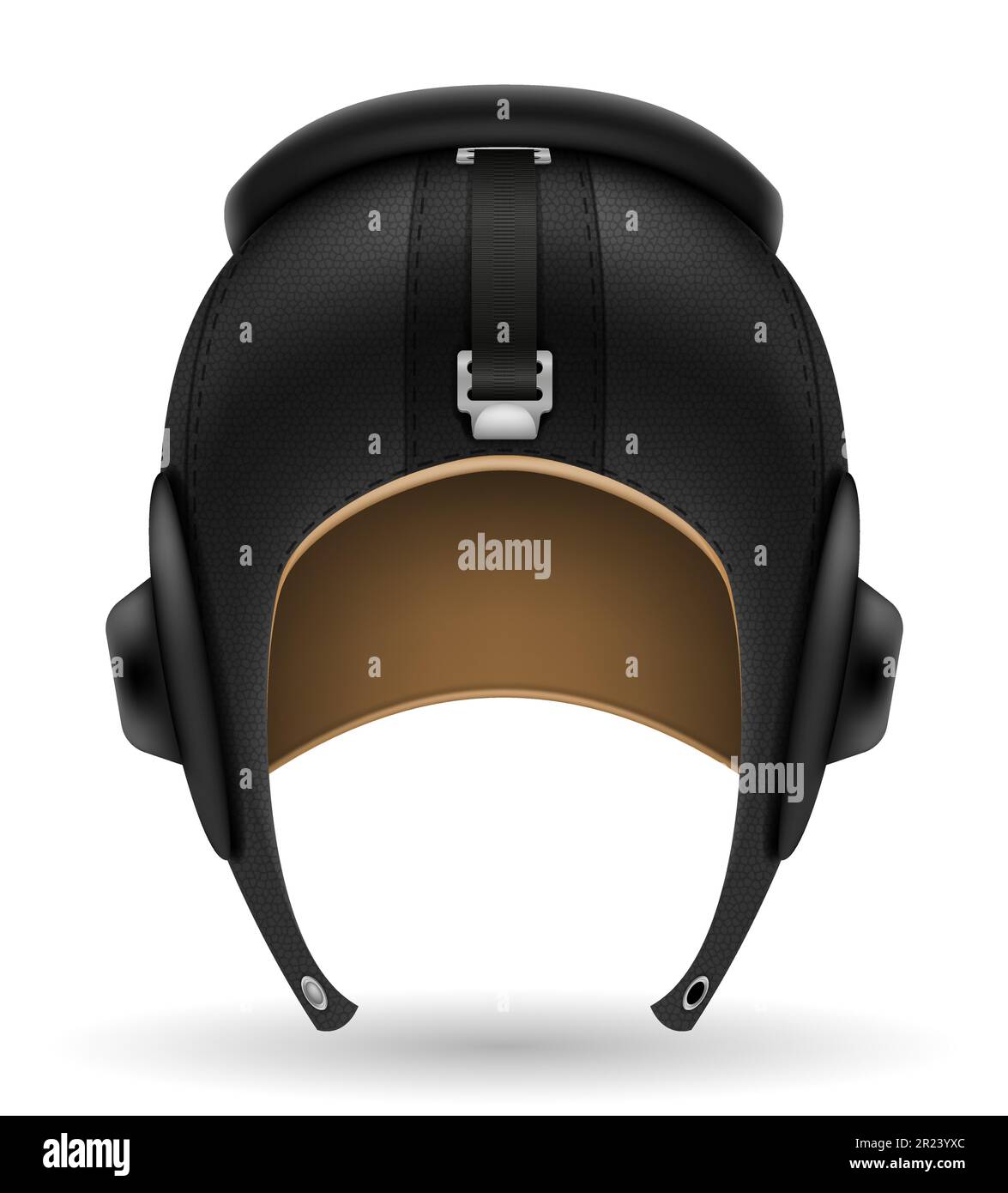 retro style pilot helmet vector illustration vector illustration ...