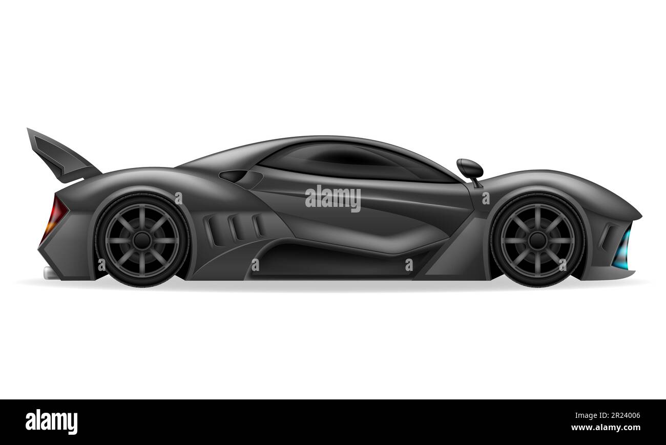 sport hyper super car vector illustration isolated on white background ...