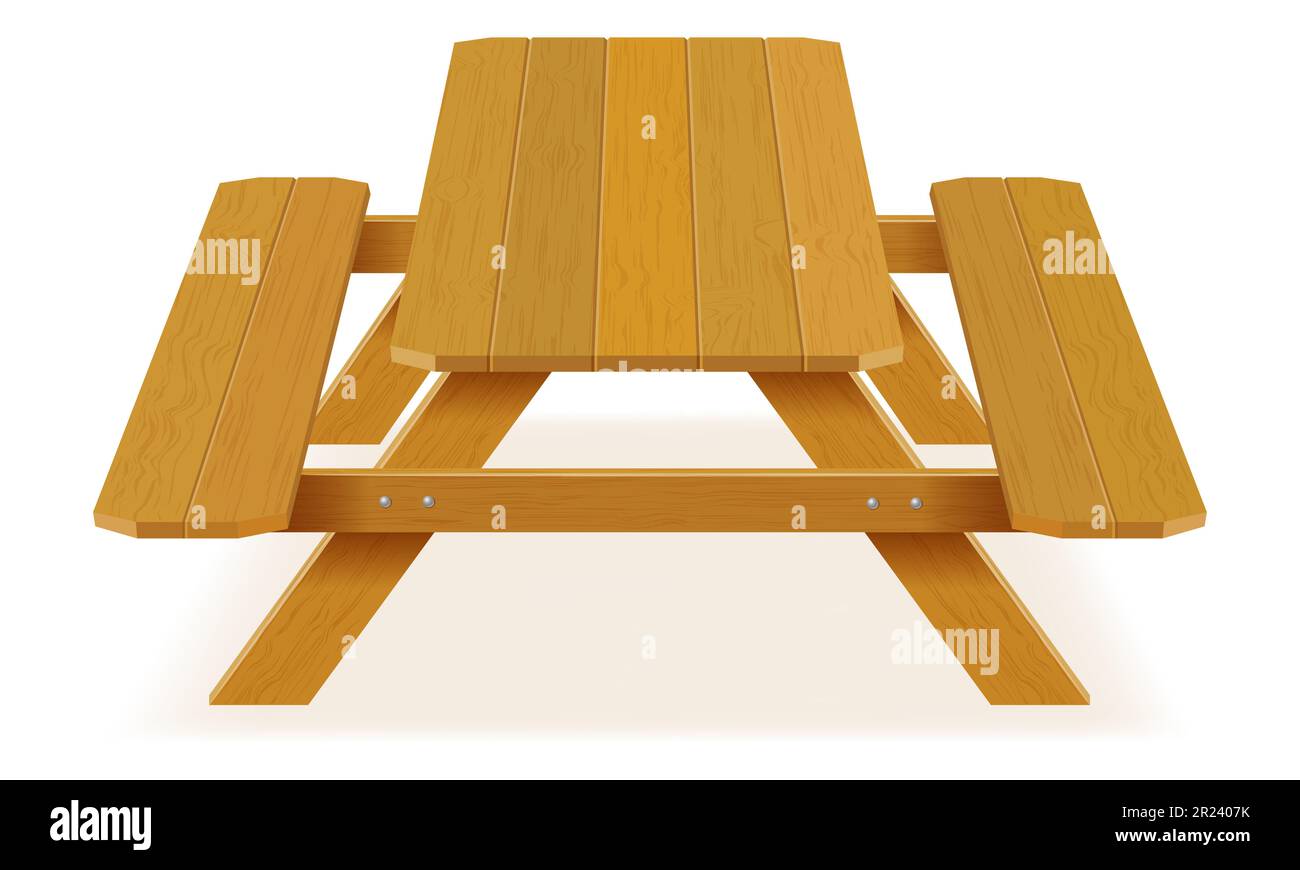 Cartoon Bench Table