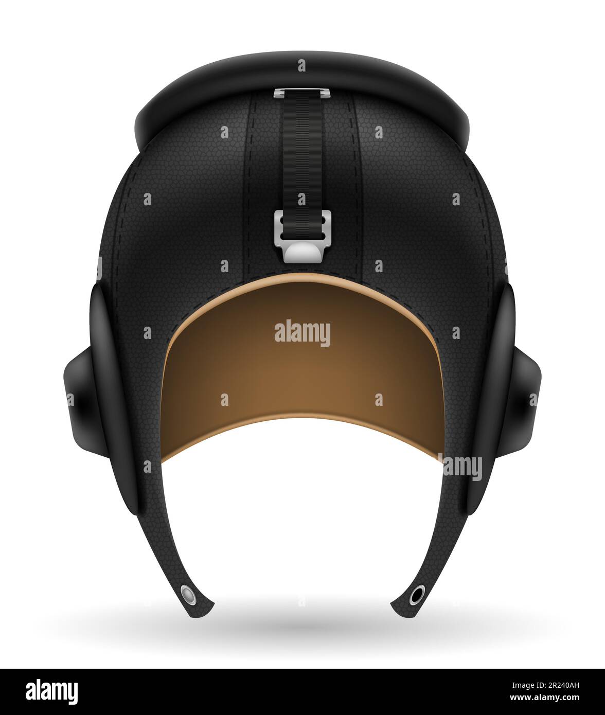 retro style pilot helmet vector illustration vector illustration ...