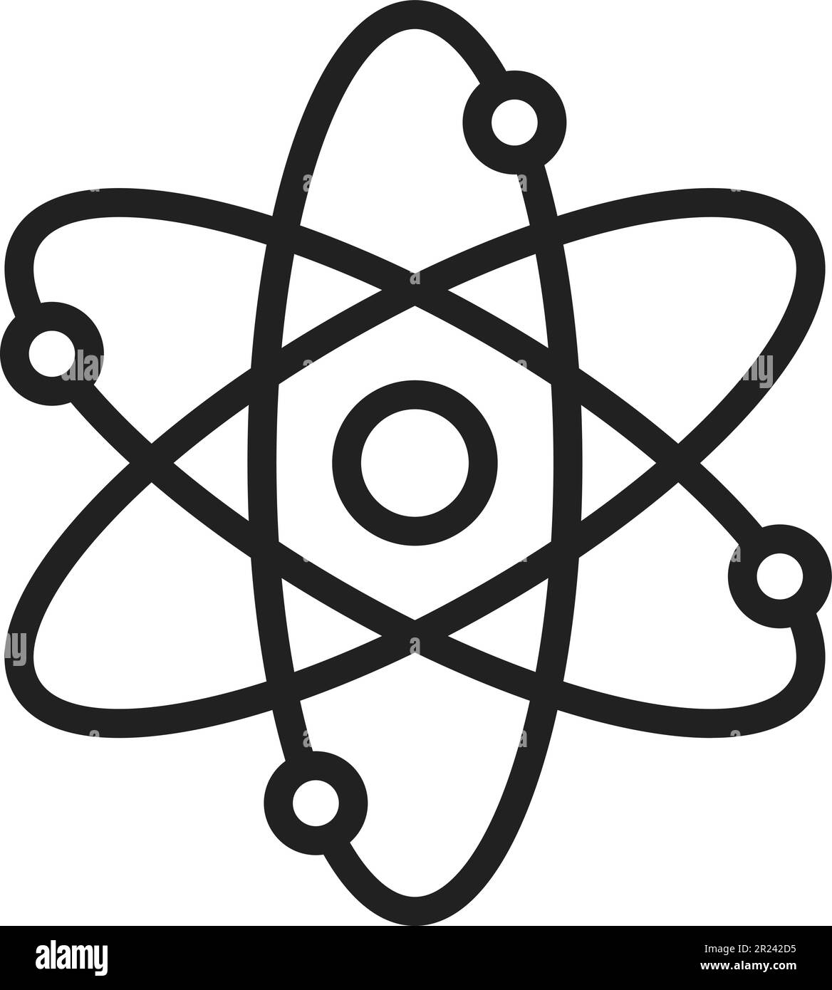 Atoms icon Stock Vector Images - Alamy